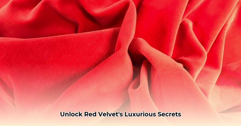 Red Velvet Material: Styles, Uses & Guide - Wave Sold