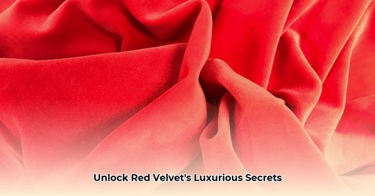 Red Velvet Material: Styles, Uses & Guide - Wave Sold