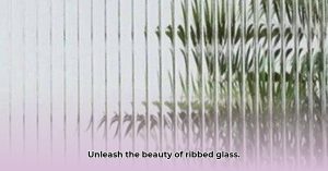 Discover Ribbed Glass: Design Guide & Applications - Wave Sold