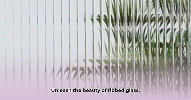 Discover Ribbed Glass: Design Guide & Applications - Wave Sold