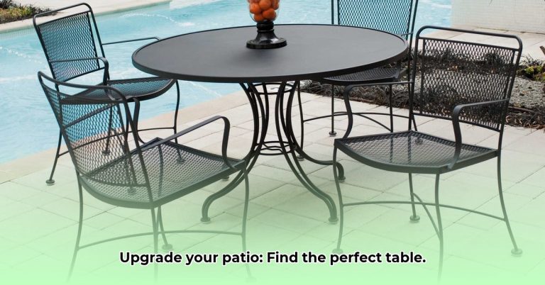 Find the Perfect Wrought Iron Patio Table: 2025 Buyer's Guide - Wave Sold