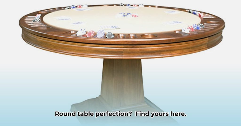 Find Your Perfect Round Game Table: A 2026 Buyer's Guide - Wave Sold