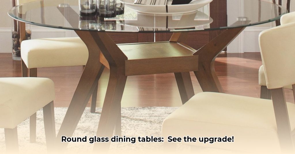 Upgrade Your Dining Space: Round Glass for Dining Table Now - Wave Sold