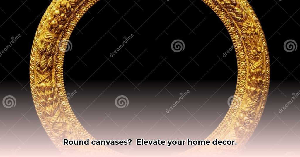 Upgrade Your Home: Custom Round Painting Frames Now - Wave Sold