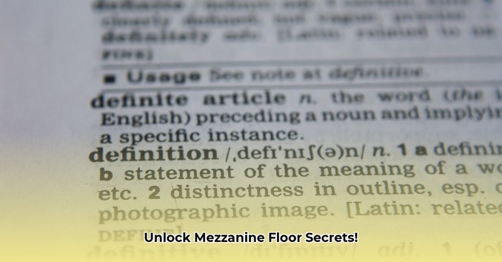 Understand Mezzanine Floor Definition: A Complete Guide - Wave Sold