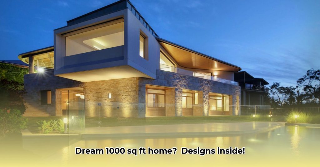 Design Your Dream: Modern 1000 sq ft House Designs Now - Wave Sold