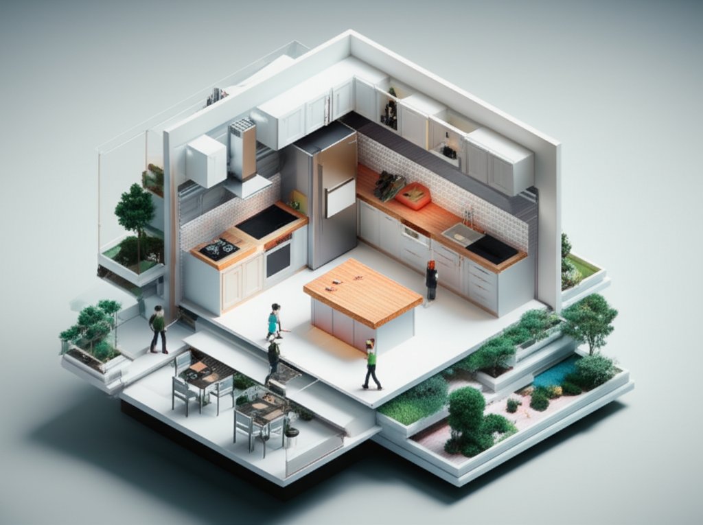 Modern Butcher Block Kitchen: Warmth and Style with White Cabinets ...